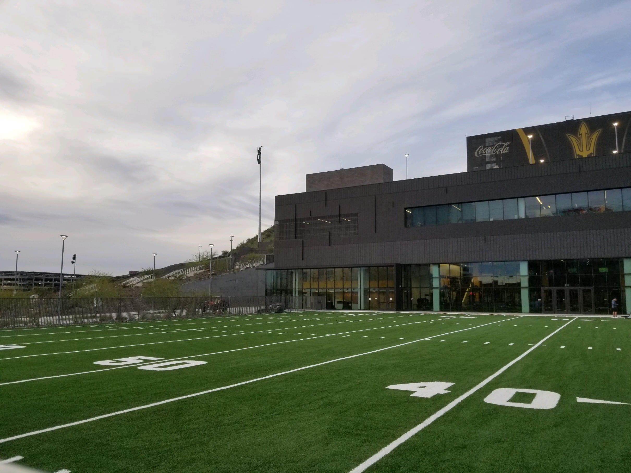 Celebrity Greens' Artificial Grass on ASU's Football Field
